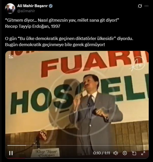 Erdoğan'a "Diktatörler ülkesi" sözlerini hatırlattı: Nasıl gitmezsin ...