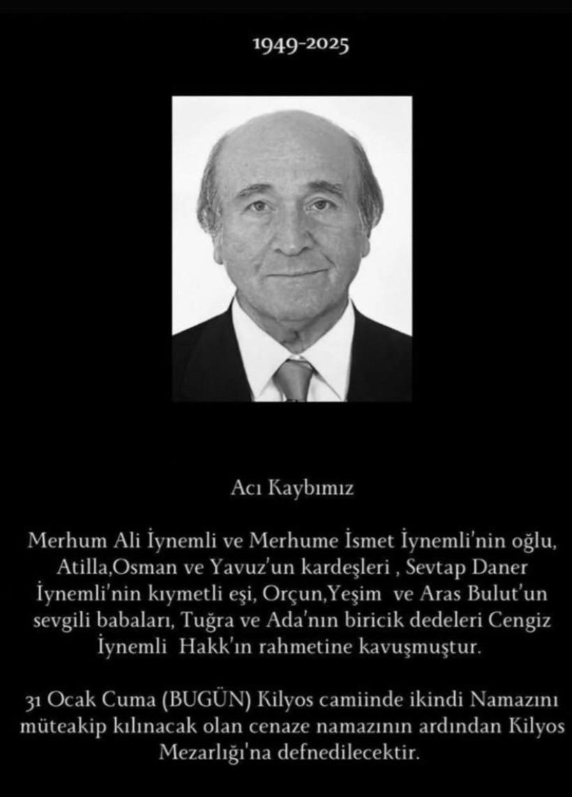 Aras Bulut İynemli'nin acı günü